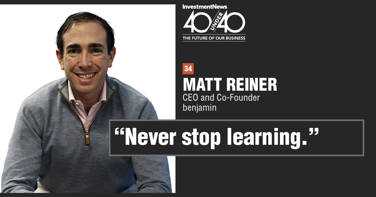 Capital Investment Advisors’ Matt Reiner Recognized as “40 Under 40” by ...